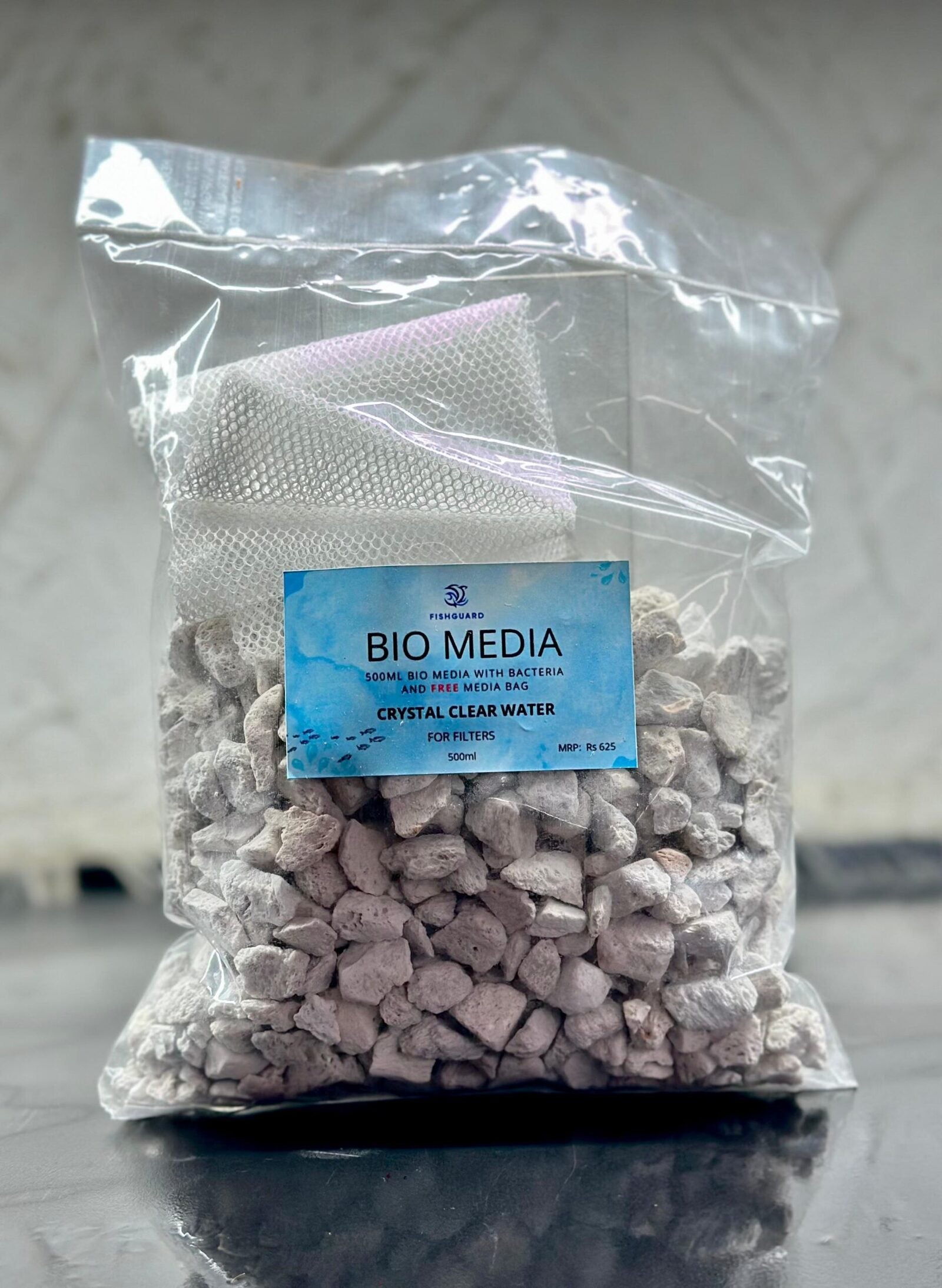 Bio Media - 500ml Bio media with Bacteria – Splashy Fin Aquarium Bengaluru